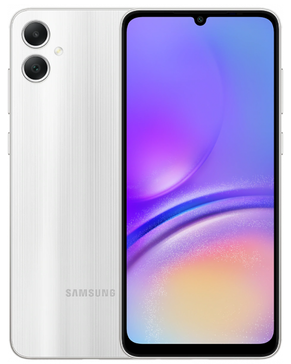 Смартфон Samsung SM-A055 Galaxy A05 4/64Gb серебристый