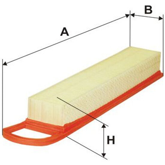 Фильтр воздушный Filtron AP058/8 для PEUGEOT 207, 208 (12-) CITROEN C3, C4 (08-)