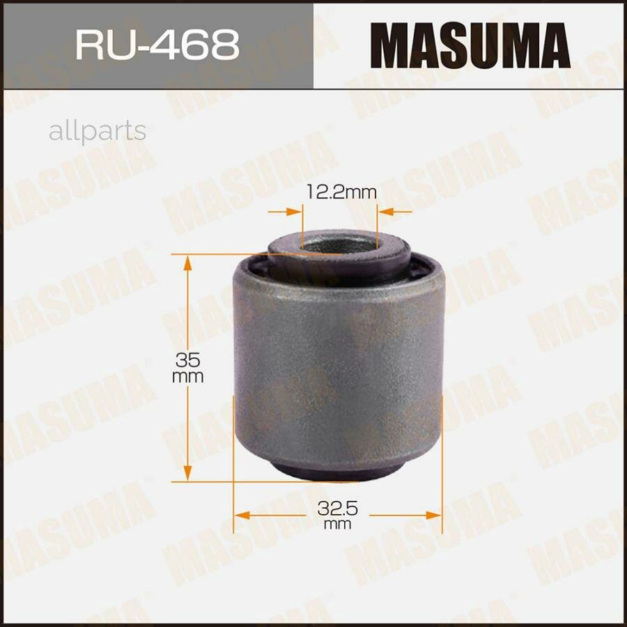 MASUMA RU-468 сайлентблок задний нижний!\ Ford Focus all 98>, Mazda 3 BK all 0