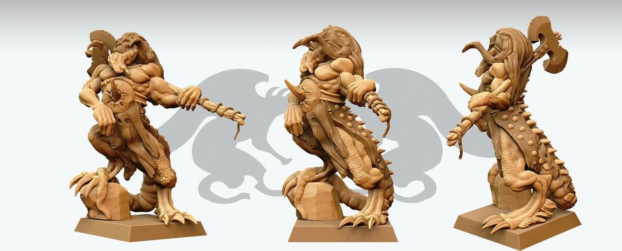 Миниатюра Elder Dragon Ogre 2