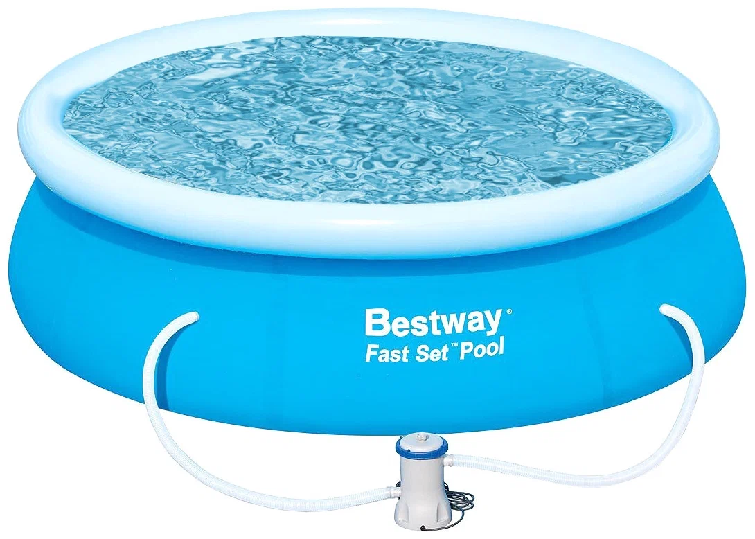 Надувной бассейн BESTWAY Fast Set 57270 BW, круглый 305х76 см фильтр-насос в комплекте