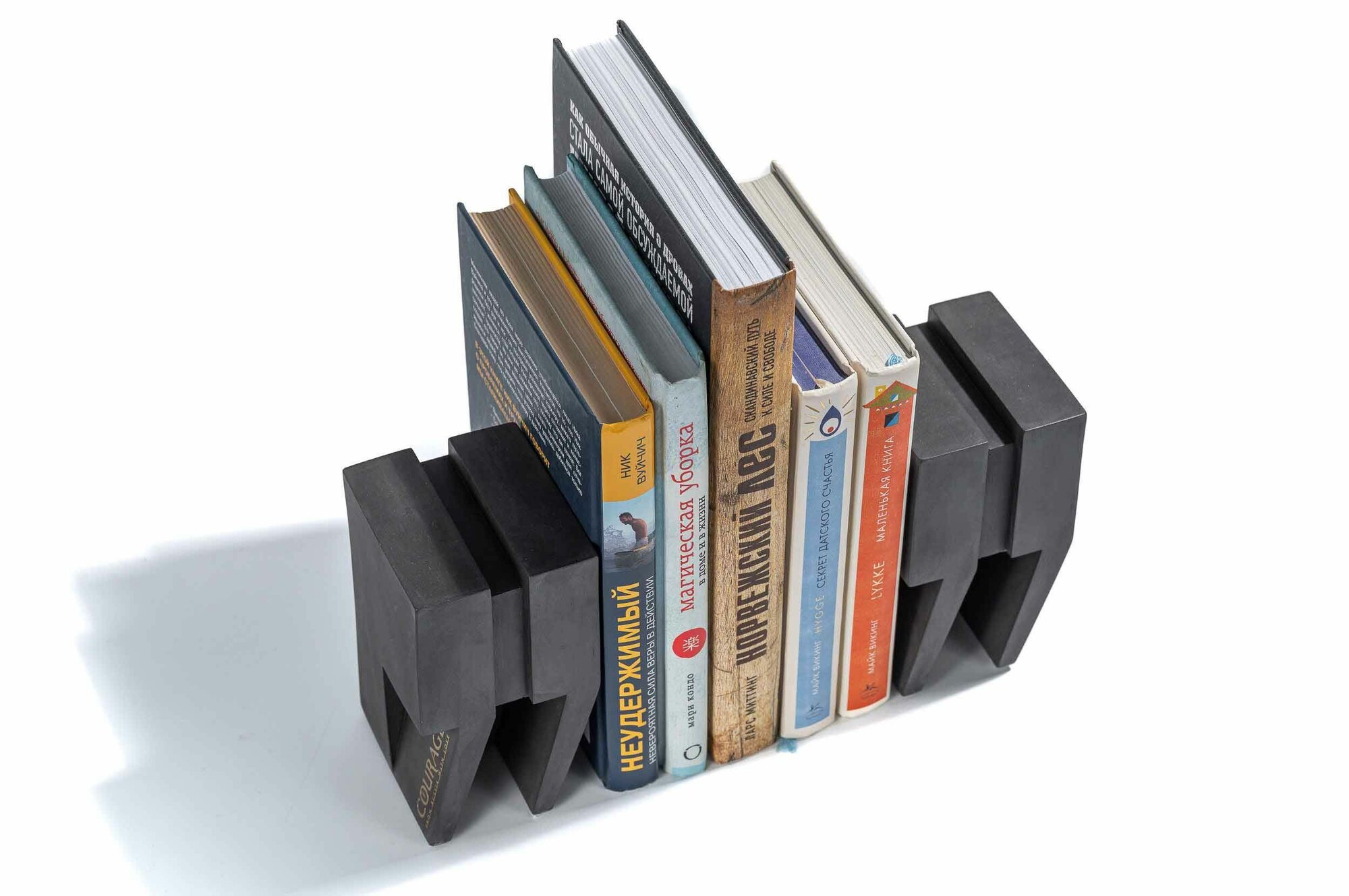 Подставка - ограничитель для книг Narnia: Нарния (темно-серый). Корпоративные подарки.