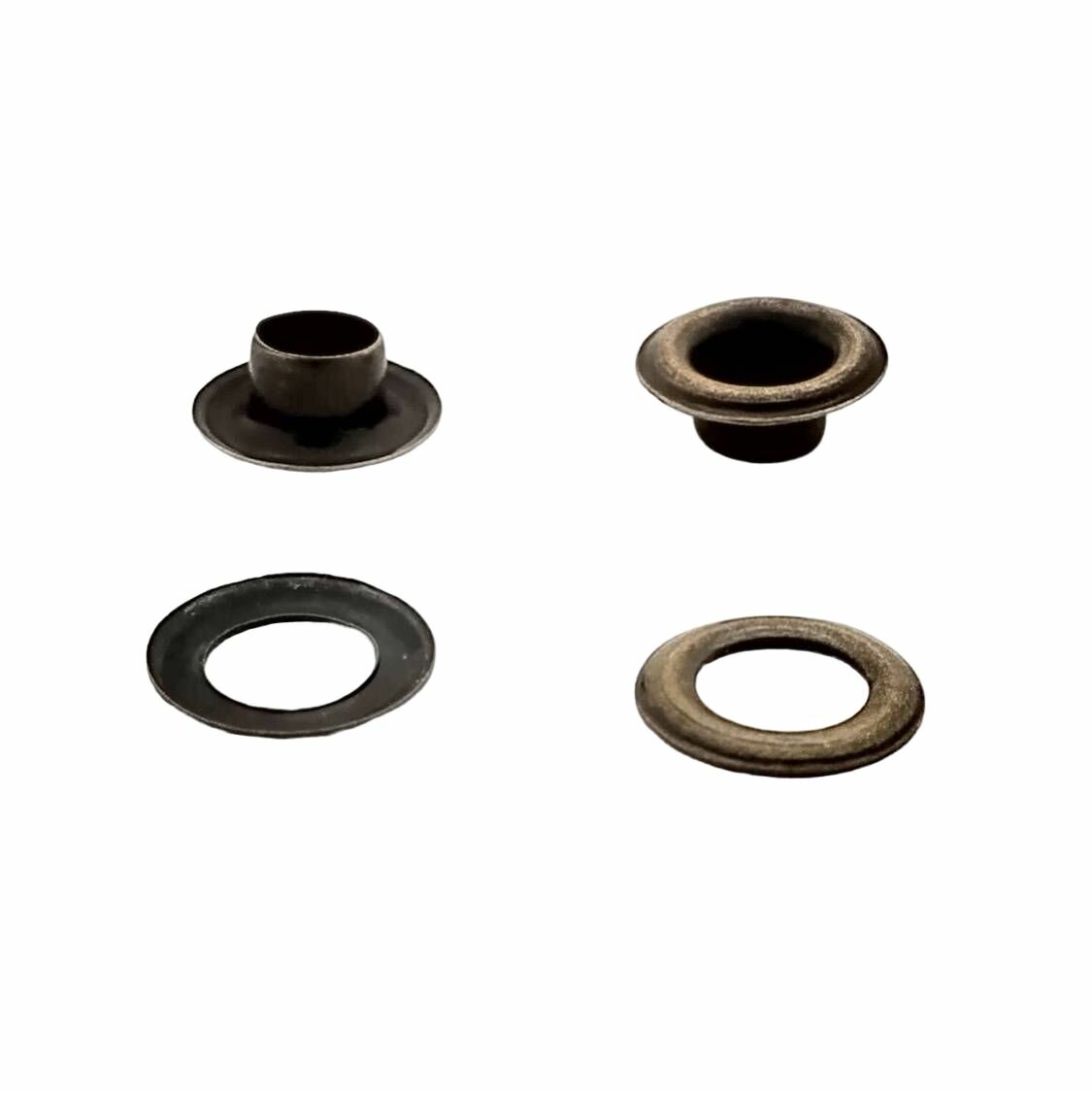 Люверсы Нева Партнер, стальные, диаметр 6мм, цвет антик, 100шт