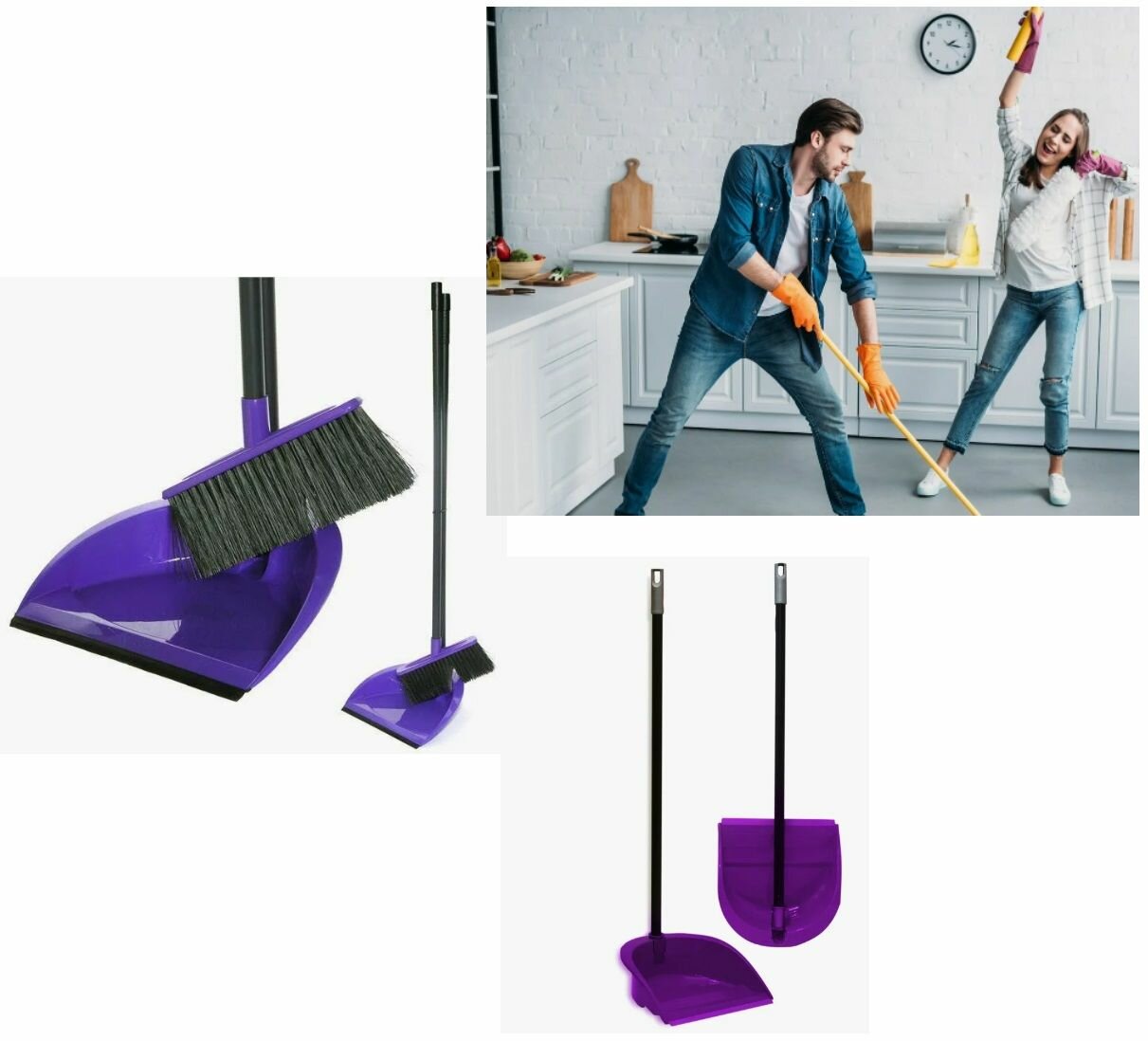 Совок с Щеткой (Компактный , Складной ) 2 в 1 , удобный , прочный.