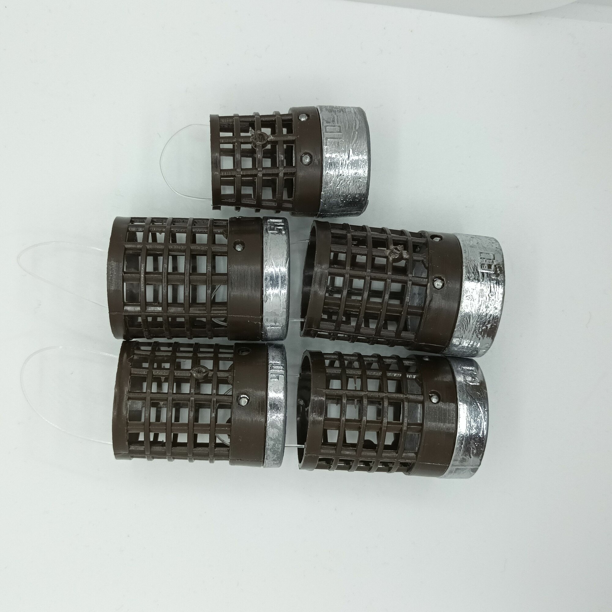 Набор фидерных кормушек для ловли карповых 40+50+60+70+80гр