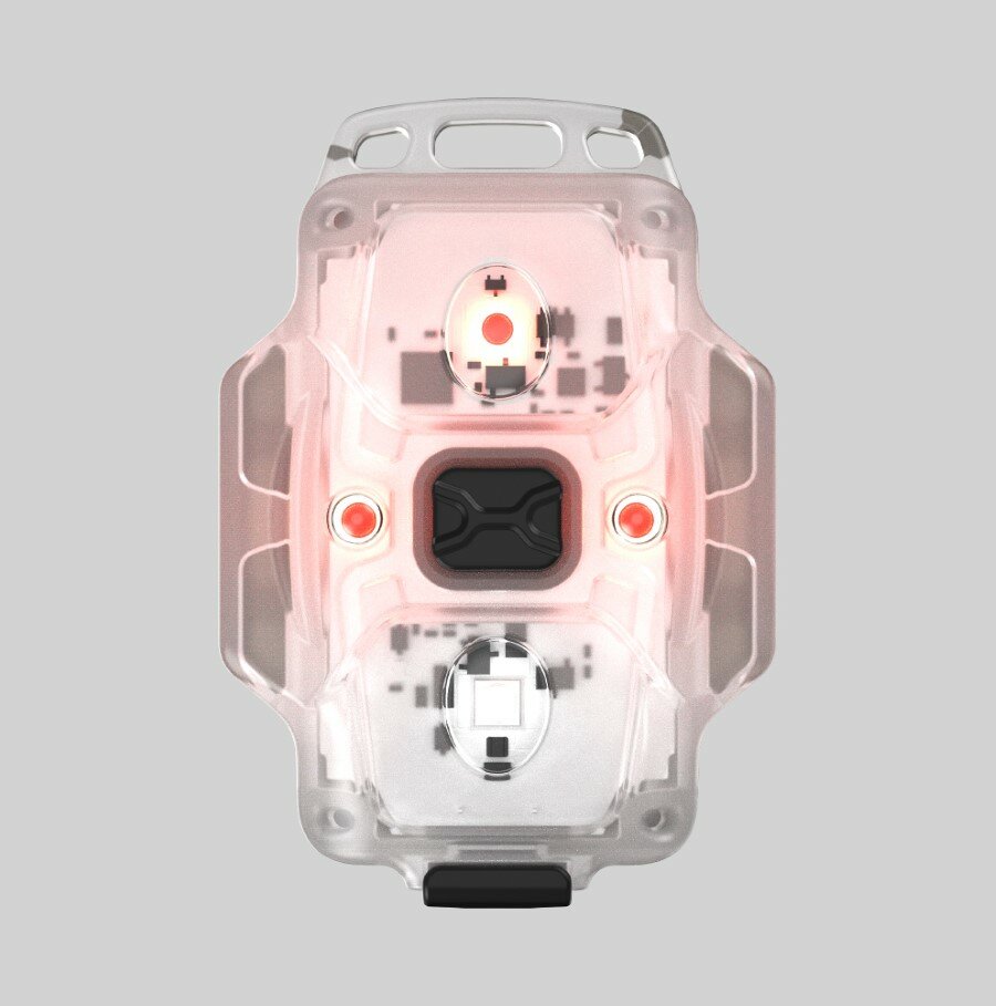 Фонарь светодиодный налобный/вело Armytek Crystal Pro 220Lum бело/красный (З/У USB, до 14 метров) серый, Armytek