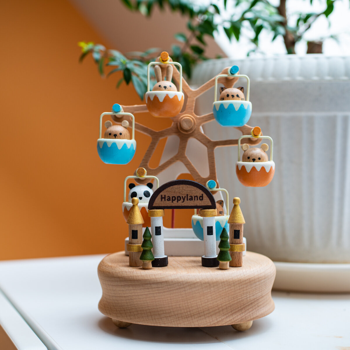 Музыкальная шкатулка игрушка, Колесо обозрения