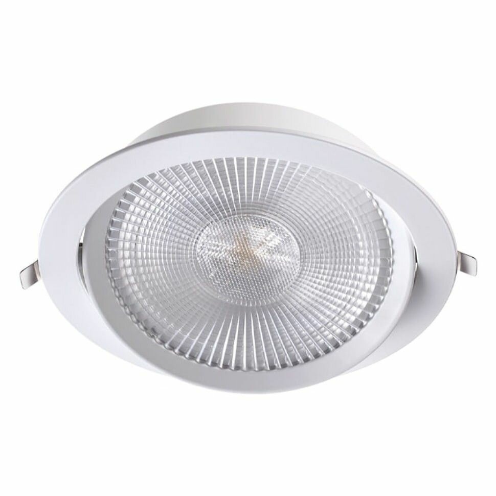 Спот Novotech Stern 358001, LED, 30 Вт, 3000, теплый белый, цвет арматуры: белый, цвет плафона: белый