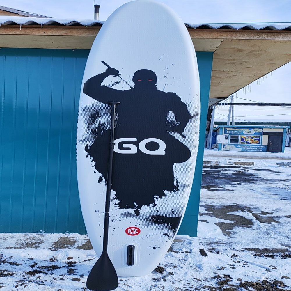 Надувная SUP доска GQ Ninja 335*82*15 для серфинга и сапбординга в полном комплекте
