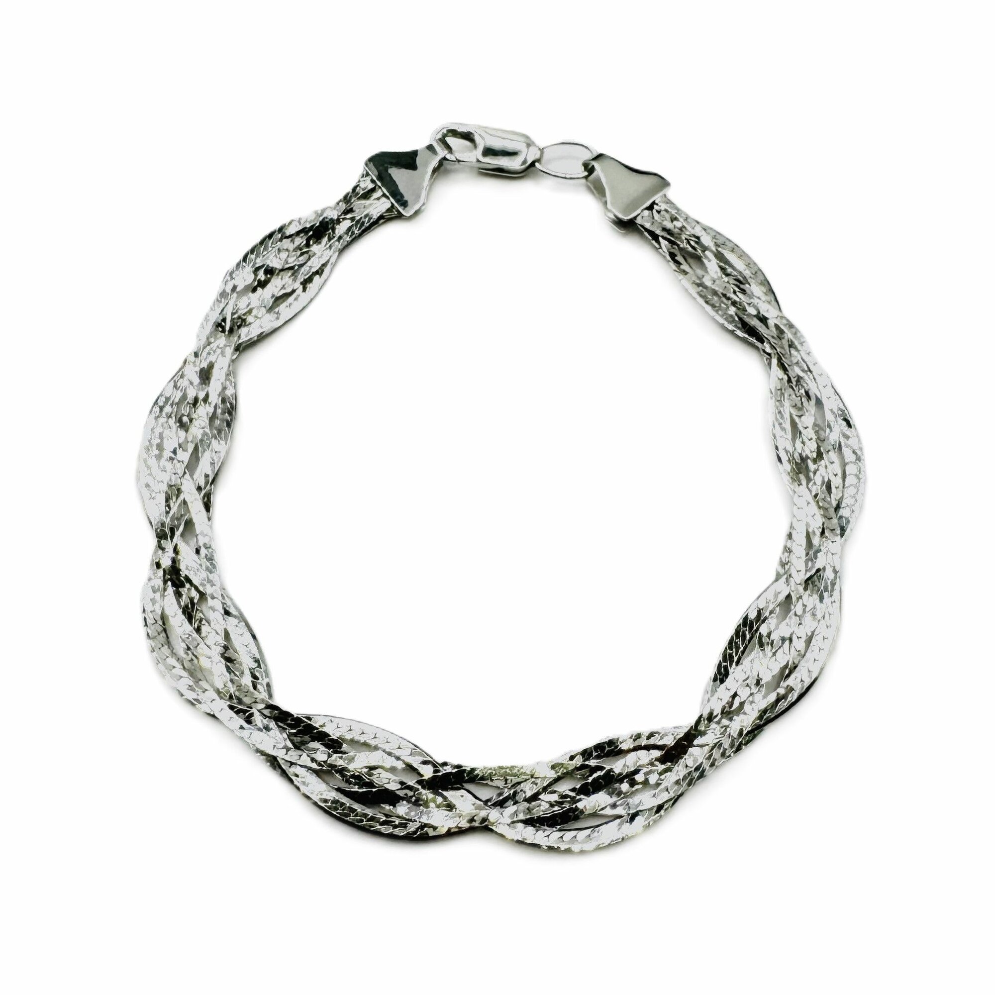 Браслет, серебро, 925 проба, родирование