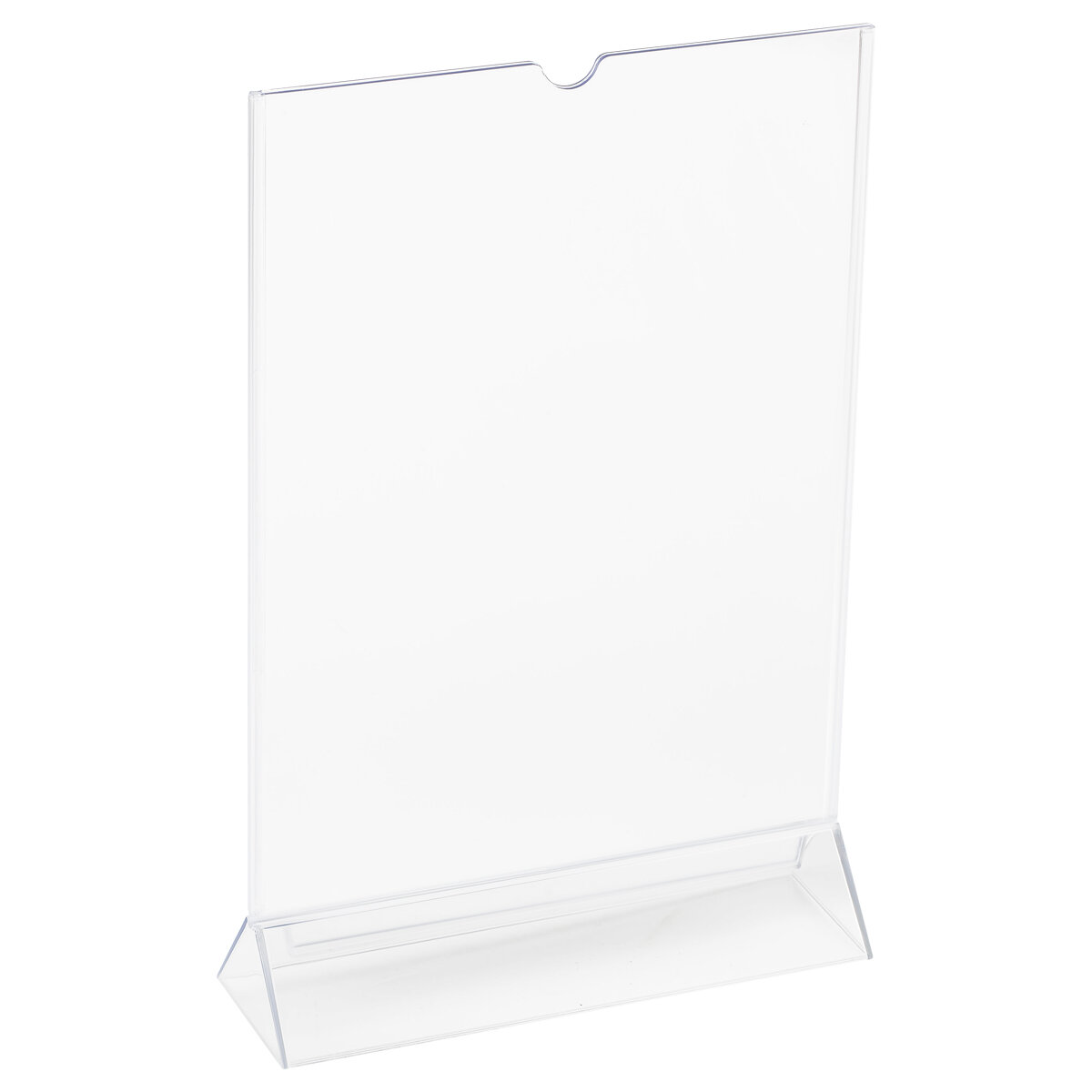 2 шт. Тейбл-тент (Подставка для рекламы) OfficeSpace, А4, двухсторонний, вертикальный