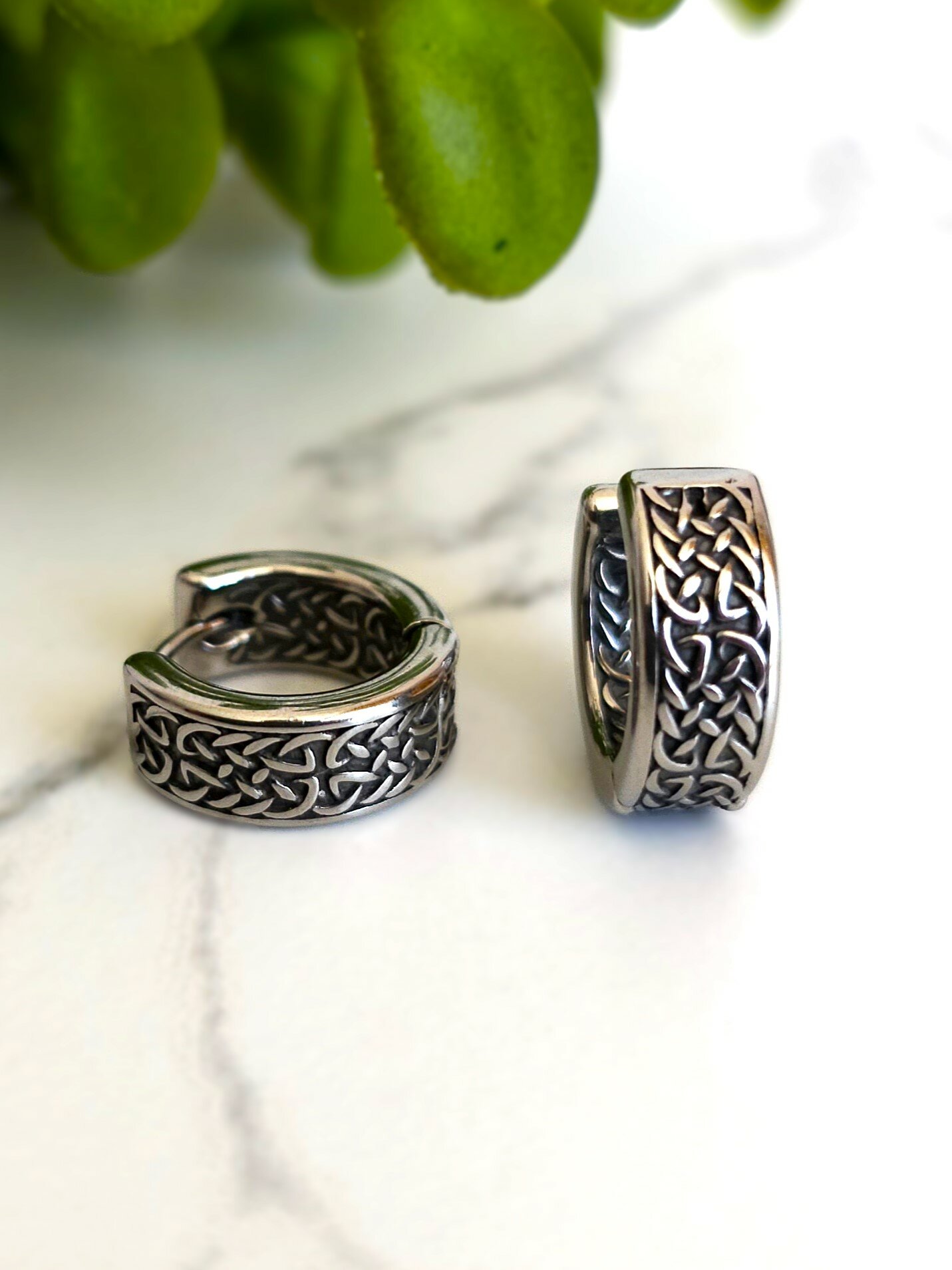 Серьги двусторонние, конго Starfallshop, славянский оберег