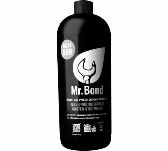 Реагент для очистки новых систем отепления First Mr.Bond 800 MB3031800001