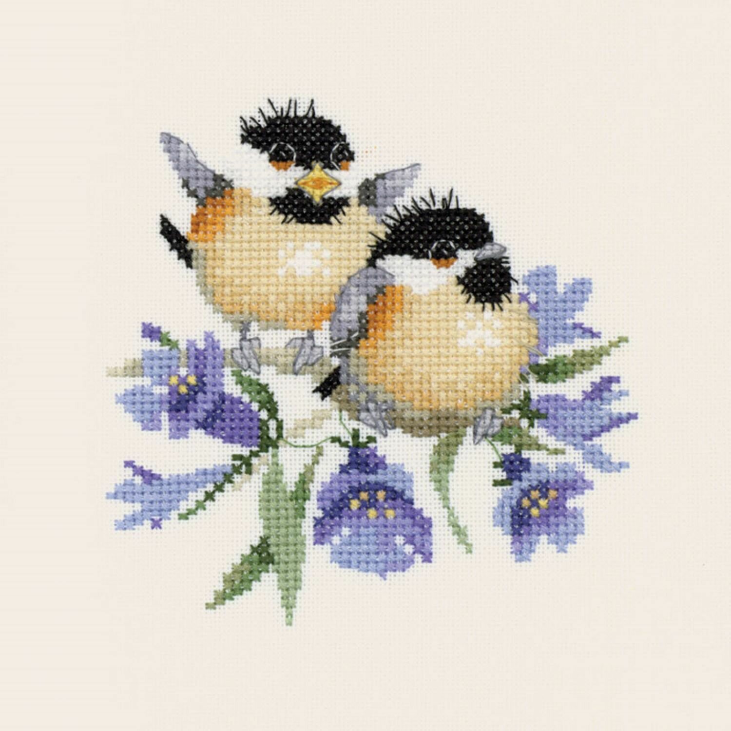 Вышивка крестом Чириканье на колокольчике, размер рисунка 14CT 21 x 21CM 27 цветов