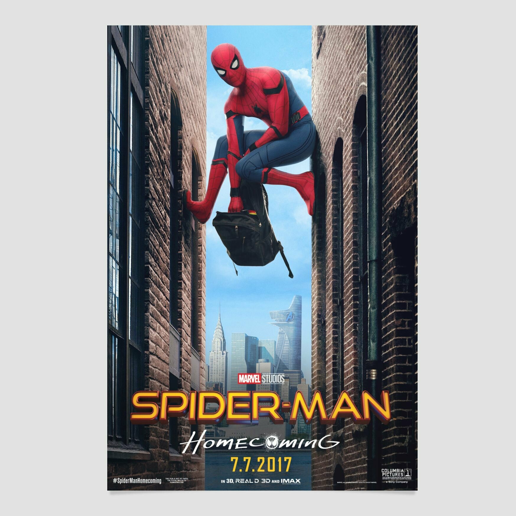 Постер (плакат) по фильму Человек-паук: Возвращение домой - 60x90 см. - от Poster4me
