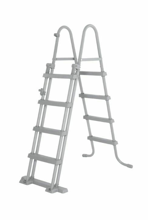 Лестница для бассейна Bestway сталь/полипропилен серый до 122 см