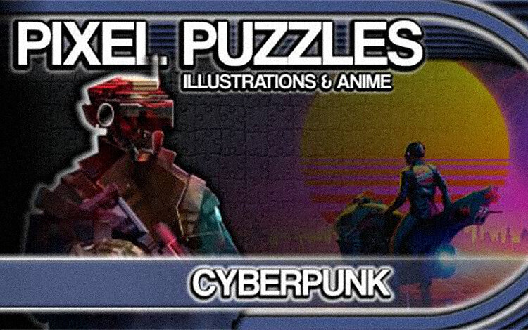 Pixel Puzzles Illustrations & Anime - Jigsaw Pack: Cyberpunk (Steam; PC; Регион активации РФ, СНГ)