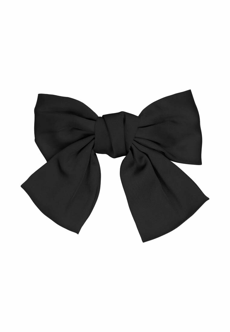 Заколка-автомат для волос Бант, OTOKODESIGN, атлас, черный, женский, 31-70105