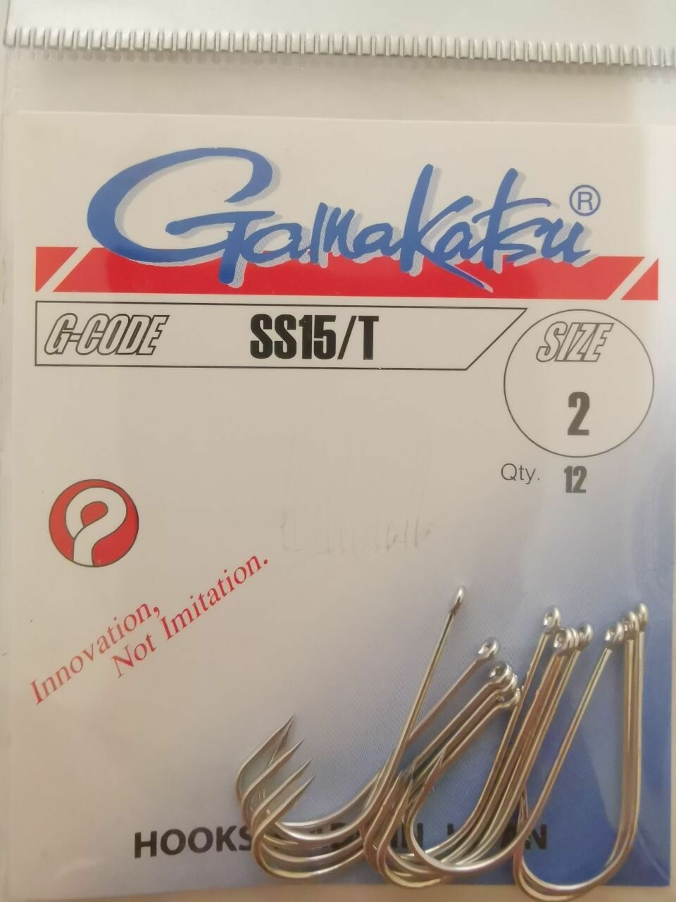 Крючок Gamakatsu SS15/T №2 (12шт)
