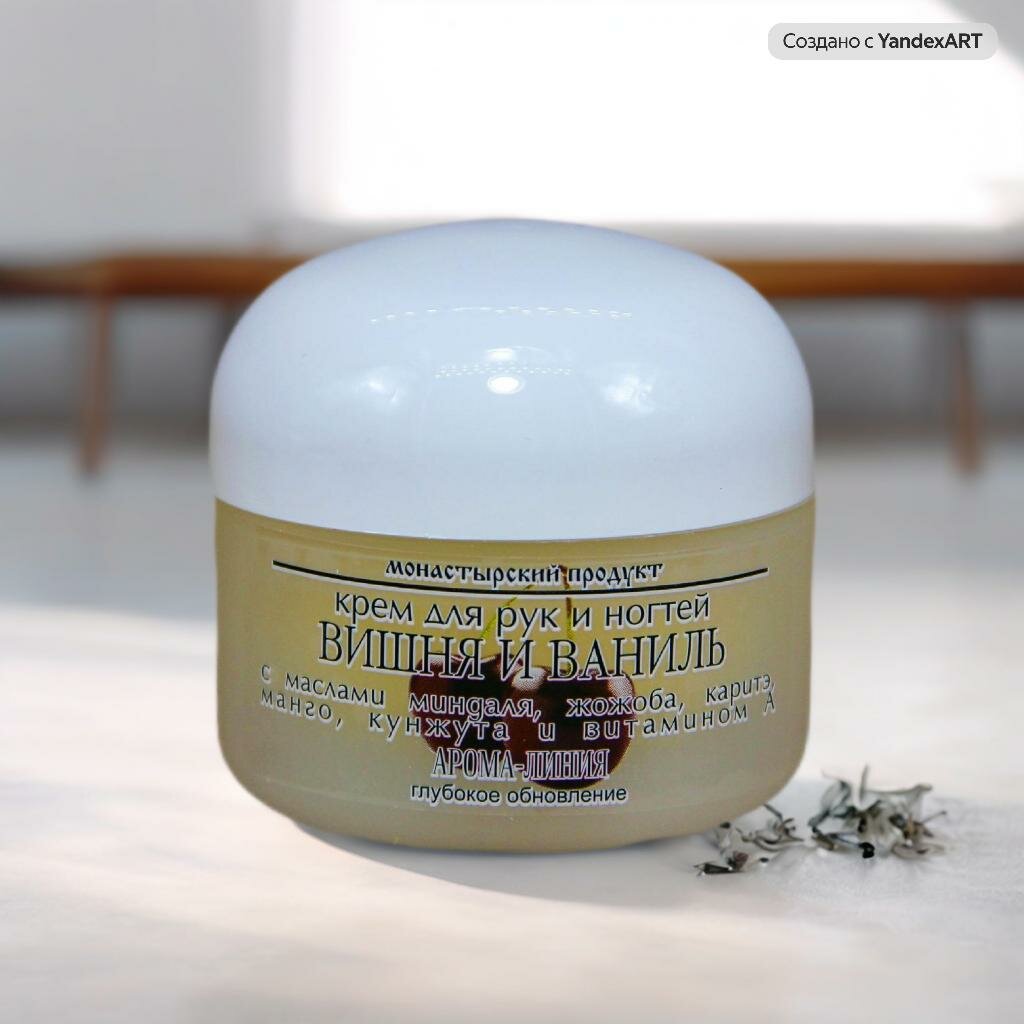 Крем для рук и ногтей вишня И ваниль Глубокое обновление 40 гр.