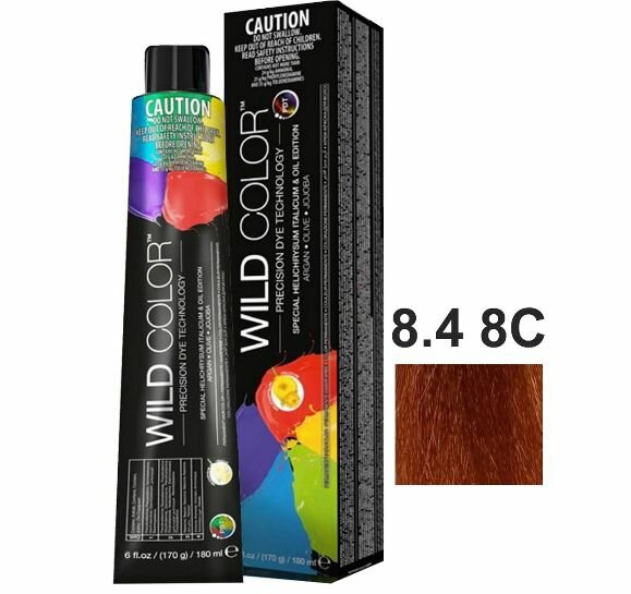 Стойкая крем краска без аммиака 8.4 8C 180мл