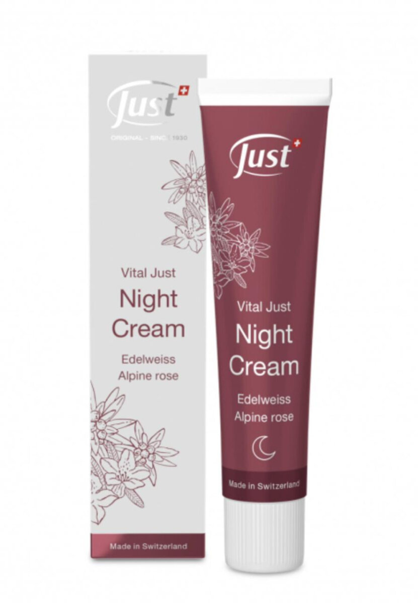 Ночной крем для лица Альпийская роза ЮСТ / JUST 30 мл