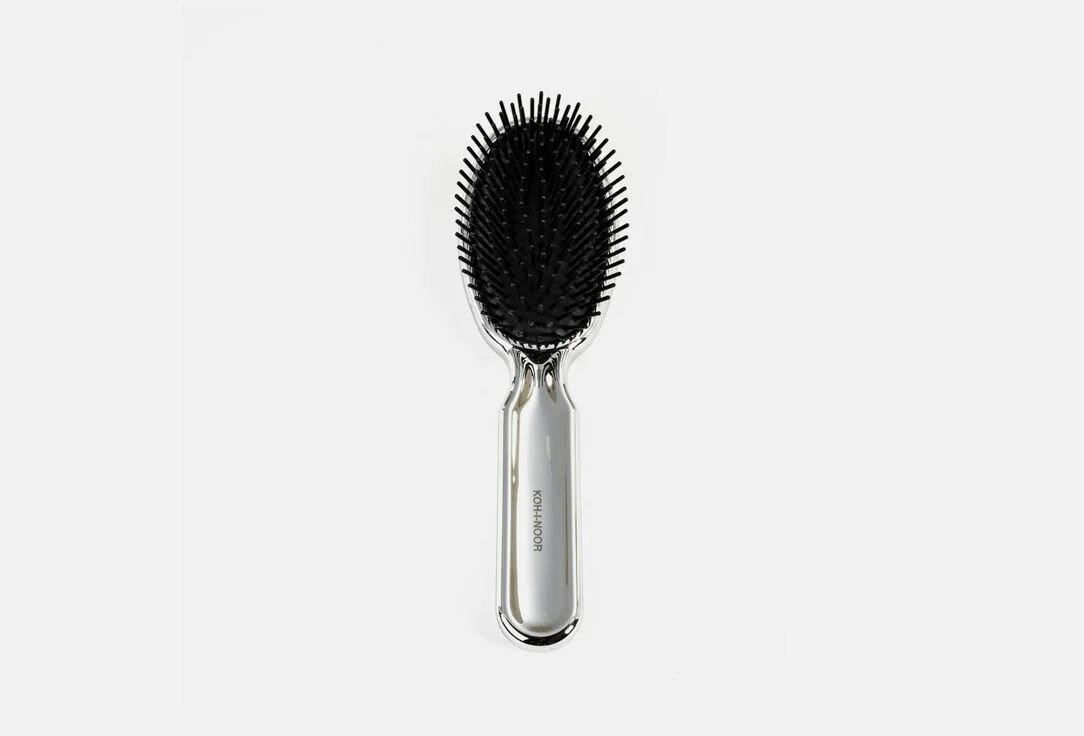 KOH-I-NOOR 7110KK SPAZZOLA PNEUMATICA - Metalli - Silver - щетка массажная овальная большая