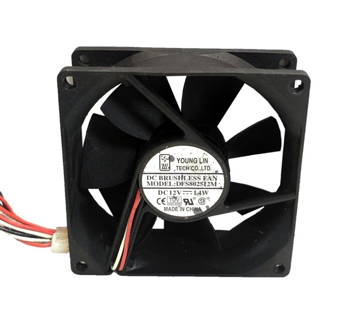 Вентилятор 80x80x25 12V 1.4W Young Lin DFS802512M 3pin
