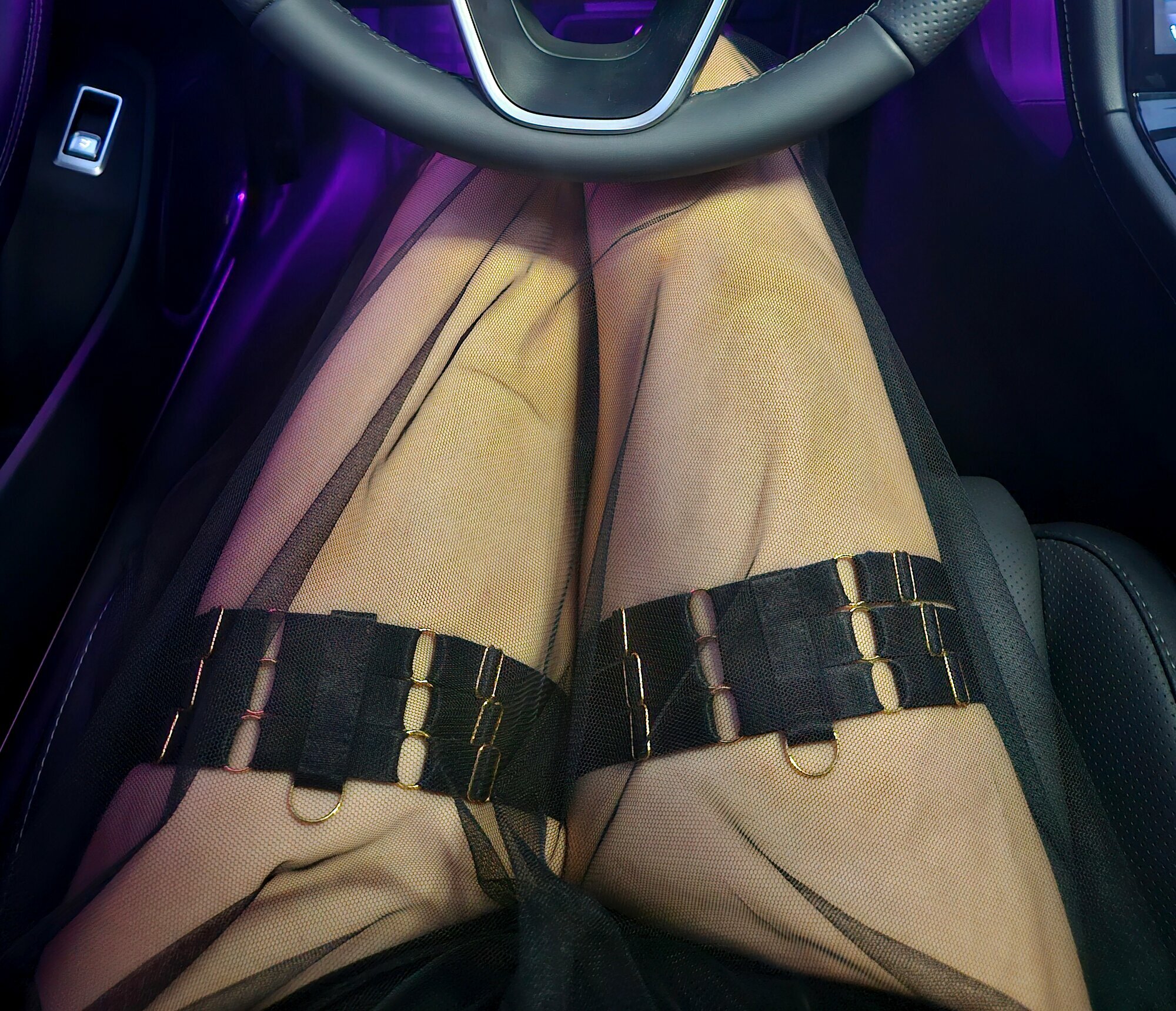 Пояс золото + гартеры Аврора 3 золото 1,5 см