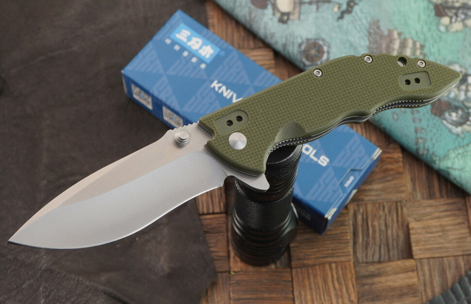 Складной нож SRM Knives Sanrenmu 9054MUC-GP