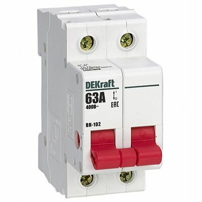 Выключатель нагрузки 2Р 63А ВН-102 Schneider Electric