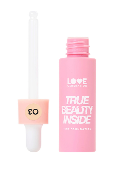 Тональный крем-тинт Love Generation True Beauty inside, тон 03 холодный бежевый, 27 мл