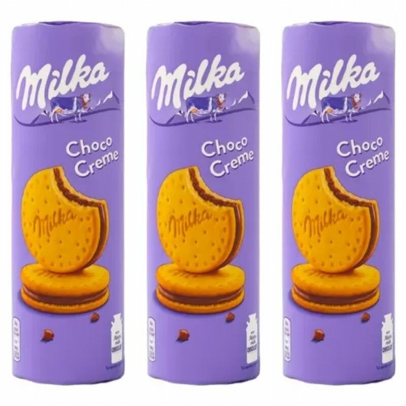 Milka Печенье Шоколадная пауза, 260 г, 3 уп