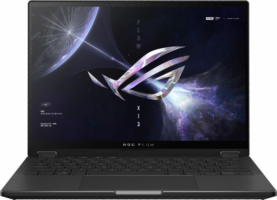 13.4" Ноутбук-трансформер ASUS ROG Flow X13 GV302XV-MU021W (90NR0DT1-M001K0) черный - 2560х1600, IPS, AMD Ryzen 9 7940HS, ядра: 8 х 4 ГГц, 16 ГБ, SSD 1024 ГБ, GeForce RTX 4060 для ноутбуков