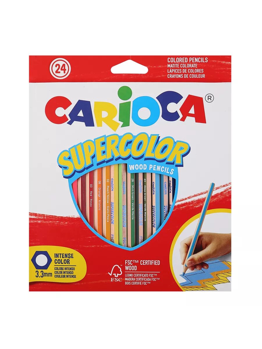 Карандаши цветные 24 цвета