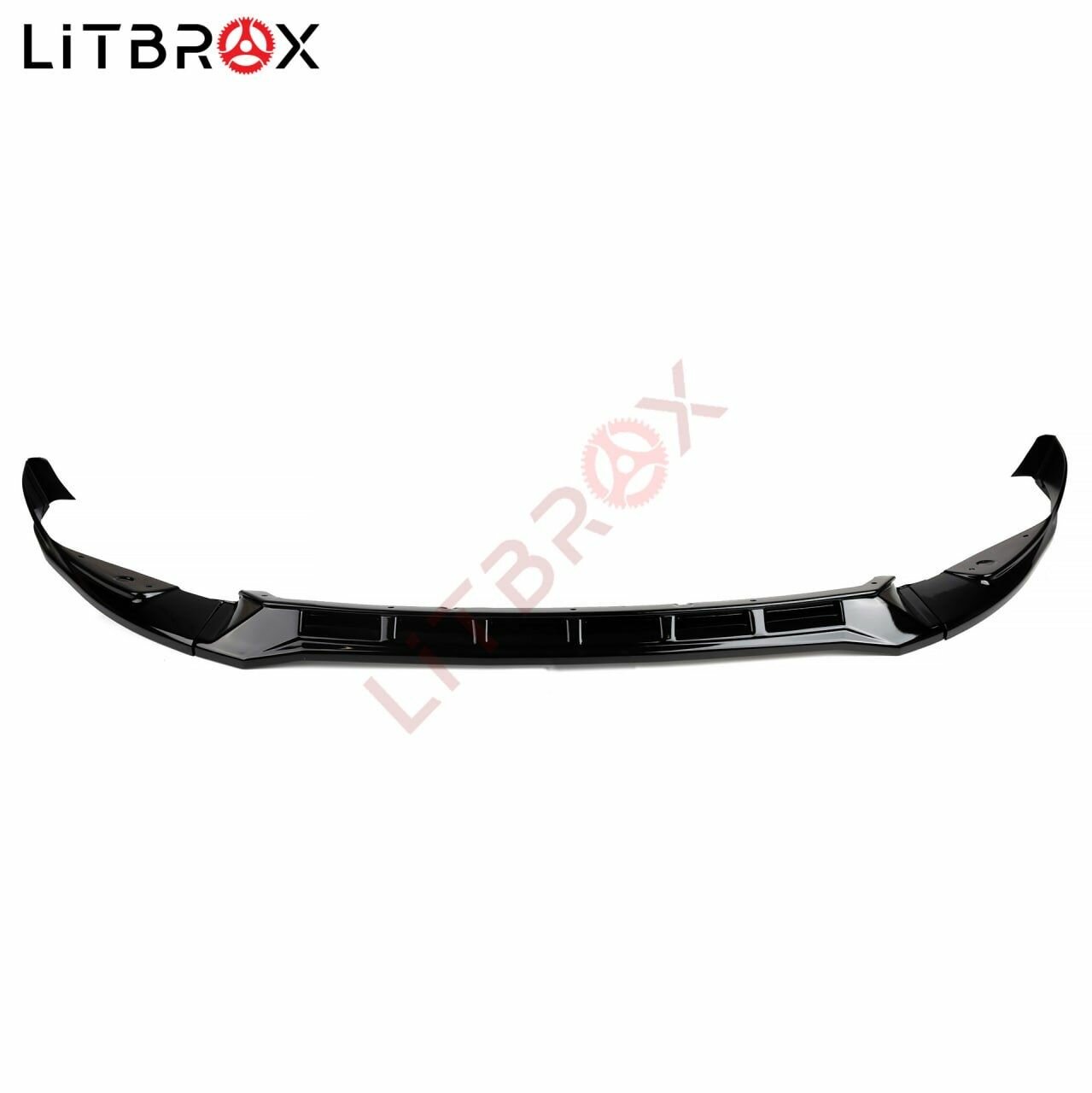 Сплиттер / Юбка переднего бампера "барс" (Глянец) ВАЗ LADA Granta FL/Гранта FL