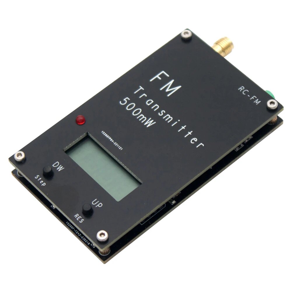 2000 м 0,5 Вт FM-передатчик частота ЖК-дисплей стерео цифровой 76-108 м FM-передатчик с регулируемой частотой для радиовещания