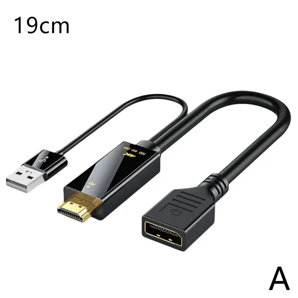 CUJMH HDMI-DisplayPort кабель 1,8 м черный