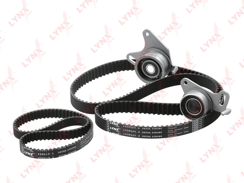 Комплект ремня ГРМ LYNXauto PK-1048. Для: HYUNDAI Хендаи Galloper I-II 2.5D 91-03 / H-1/Starex 2.5D 97-07 / H100 2.5D 93-00 / Porter(Портер) 2.5D 94-0