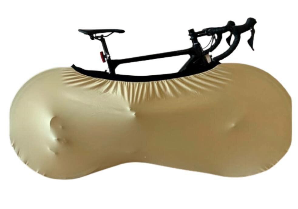 Чехол-велоносок Велоангар Max для хранения велосипеда, песочный