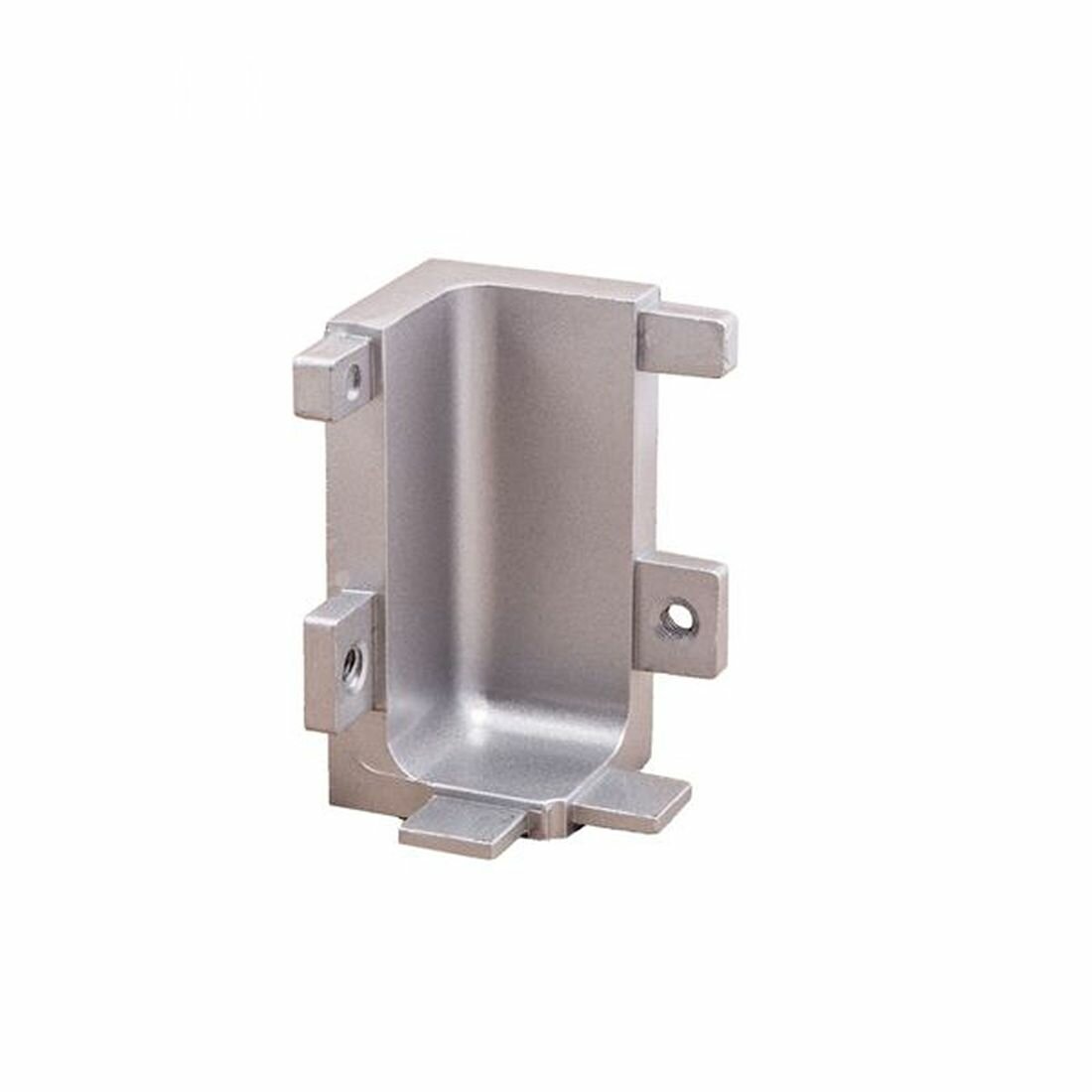 Уголок металлический внутренний к профилю Gola, L-образный серебро 3