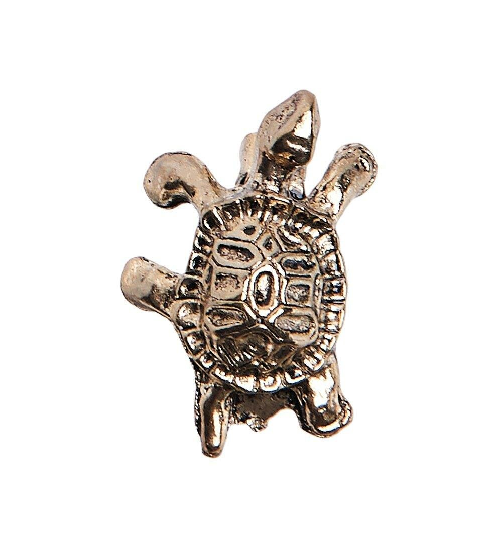 Фигурка-брошь кошельковая "Черепаха мудрости" (латунь) A2161071 Народные промыслы, Латунь