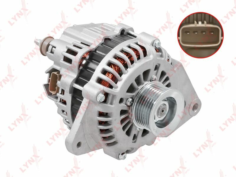 LYNXauto Генератор (120 A, 7PK) MITSUBISHI Pajero IV 3.0 06>