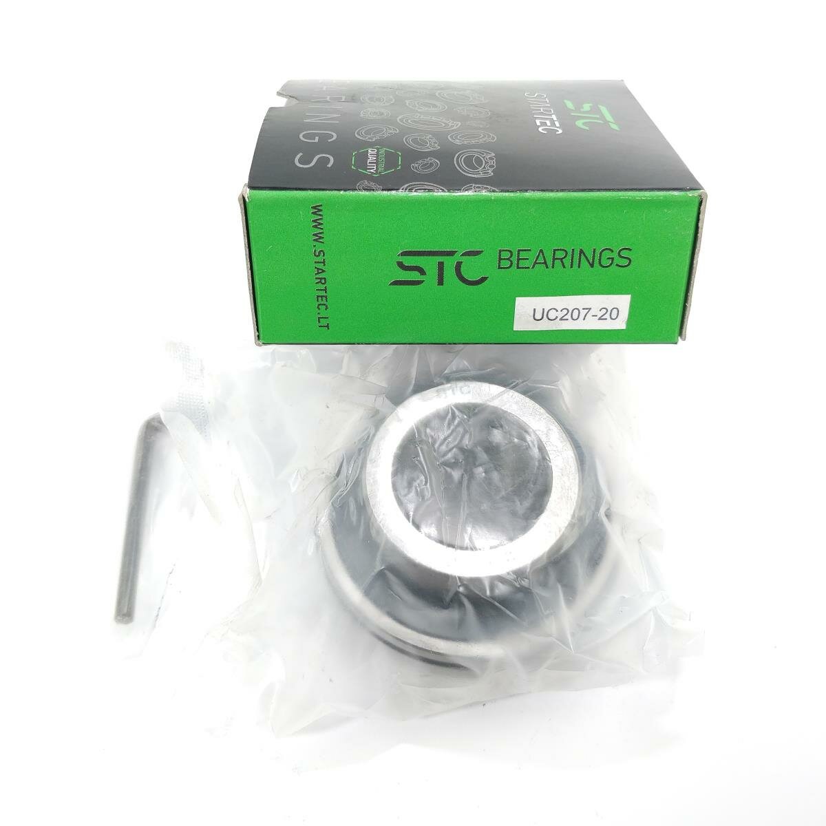 Подшипник UC207-20 STC (31.75x72x42.9) шариковый однорядный