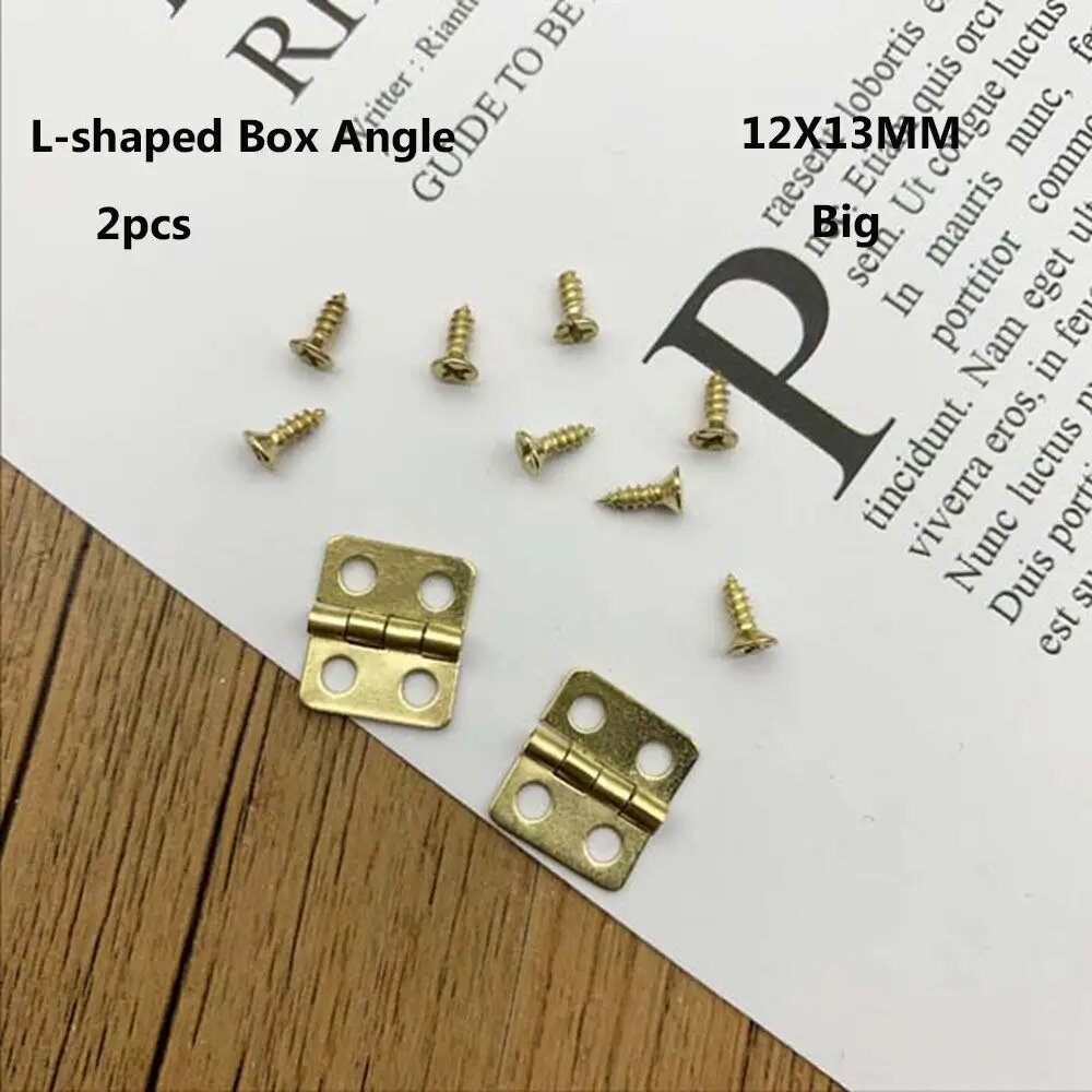 Металлические детали для кукольных домиков Gootrades 2Pcs-Big L-shaped