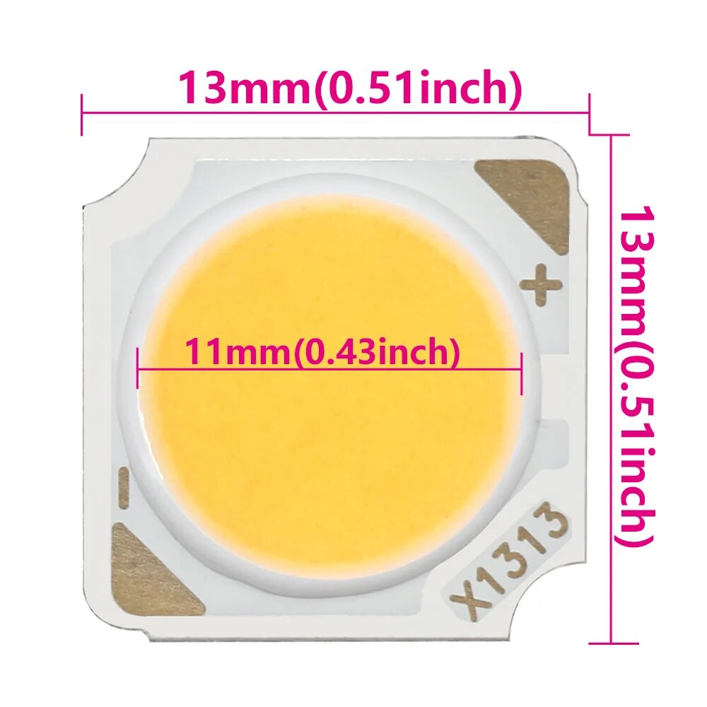 Светодиод COB Bridgelux 5W 4000K Natural White