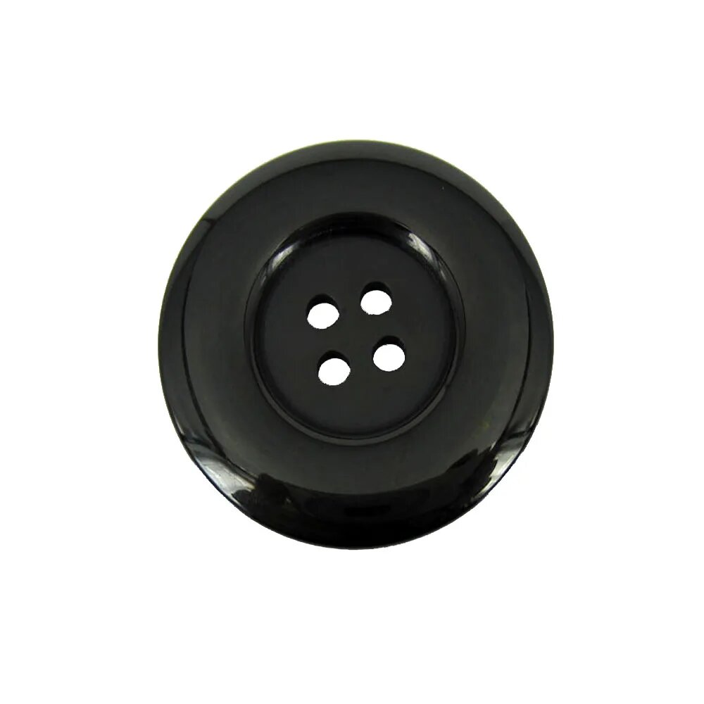 LANSSEN Полимерные пуговицы 6 шт. 3,8 см Черный, Black