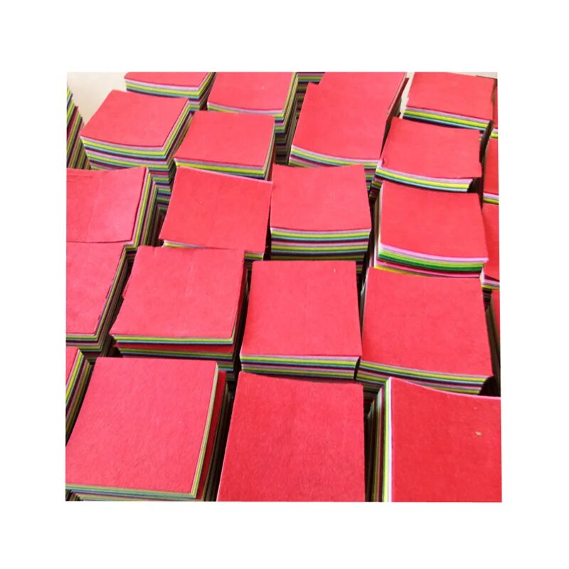 Войлочная ткань SJMANDUN, набор 40 шт, 10*10/15*15 см, цветной 15см*15см