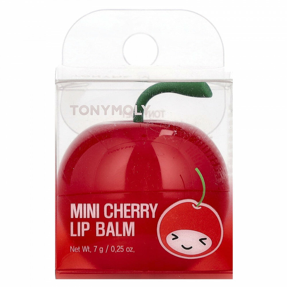 TonyMoly, бальзам для губ с вишней, 7 г (0,25 унции)