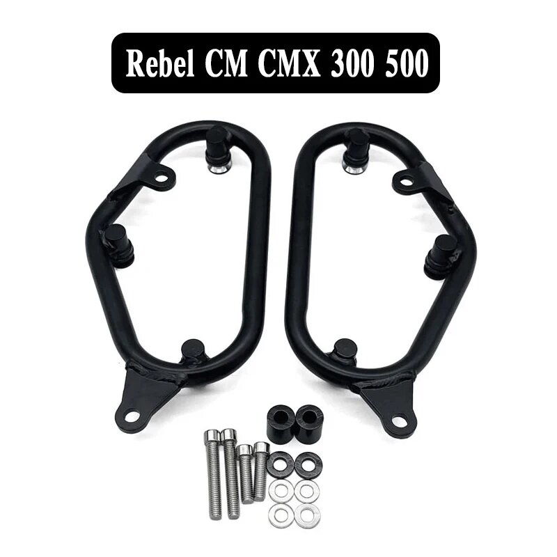 Мотоциклетная седельная сумка, опорный кронштейн, боковой держатель, сумки, багажник, подходит для Honda Rebel CM CMX 300 500 CM CMX 1100 2017-2024 C-Rebel 300 500